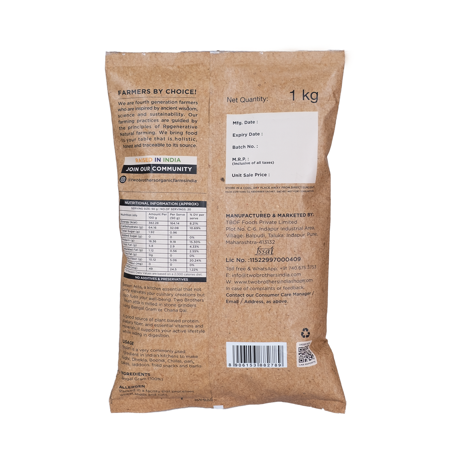 Buy Organic Besan Flour - Online Besan Flour - Official US Store
