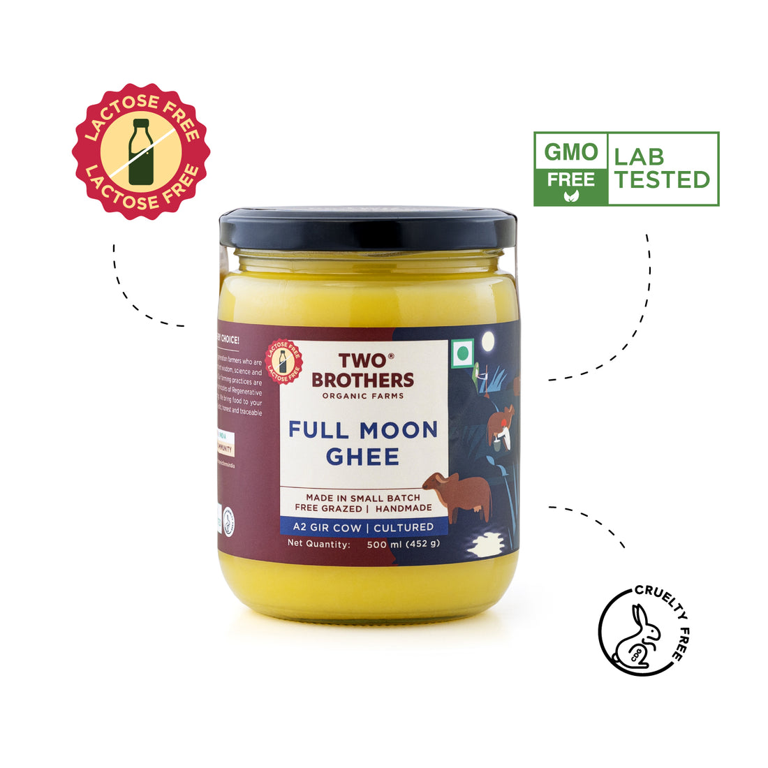 Full Moon Ghee Shop Now in USA | Pure Full Moon Cultured Ghee Online