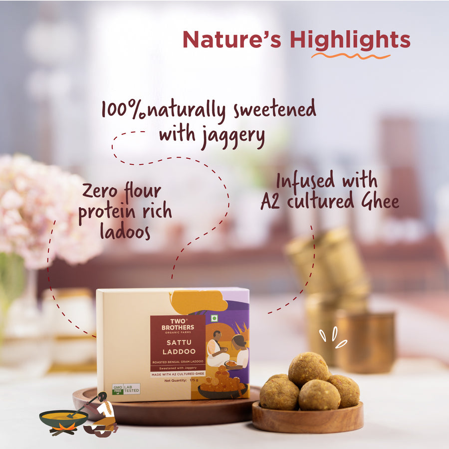 Buy Sattu Laddoo - Official US Store - Protein Laddoos at Best Price