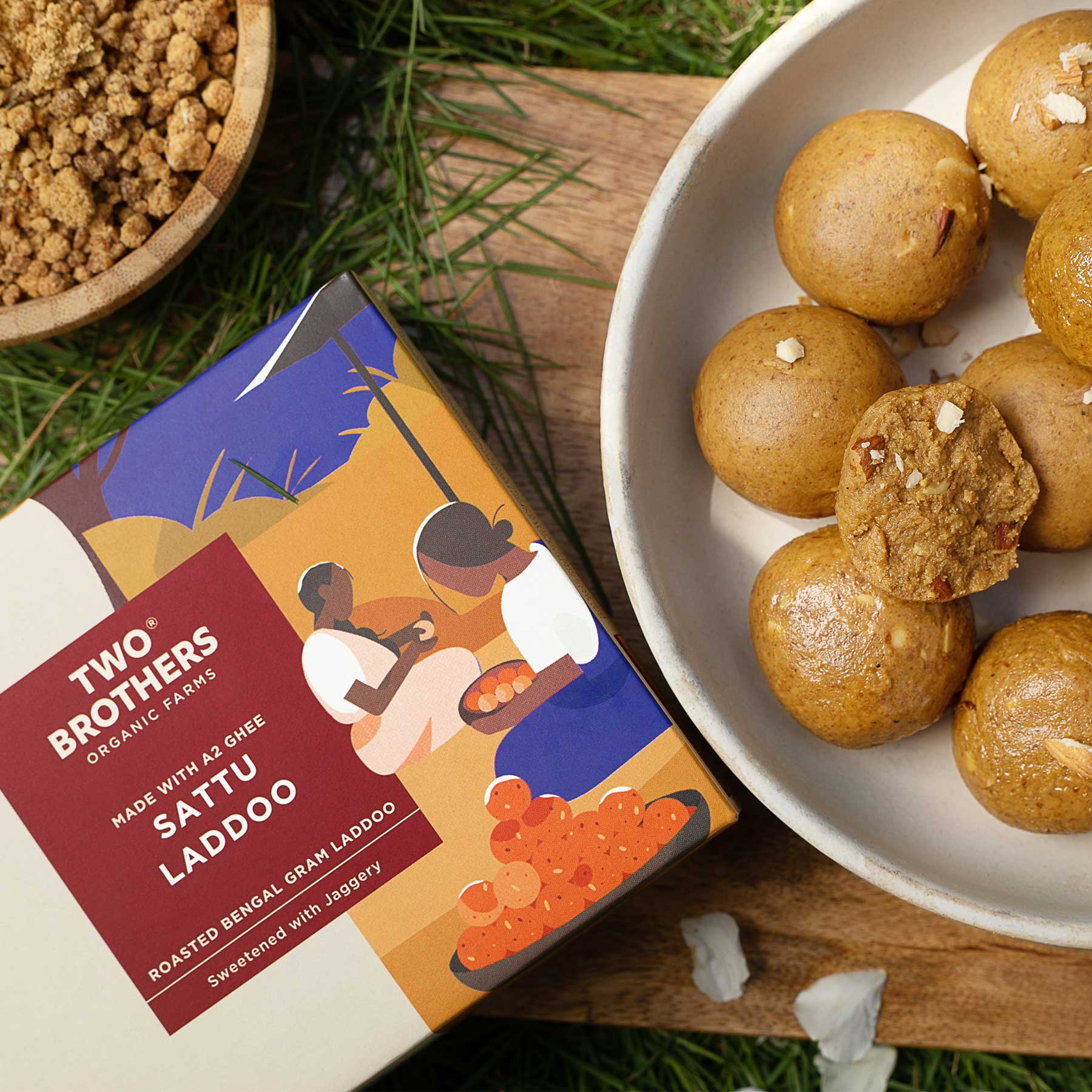 Buy Sattu Laddoo - Official US Store - Protein Laddoos at Best Price