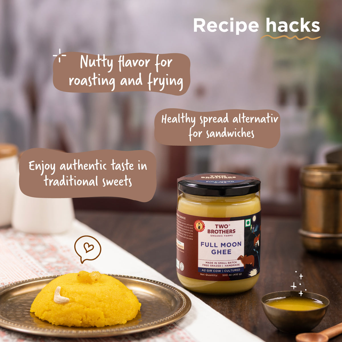 Full Moon Ghee Shop Now in USA | Pure Full Moon Cultured Ghee Online