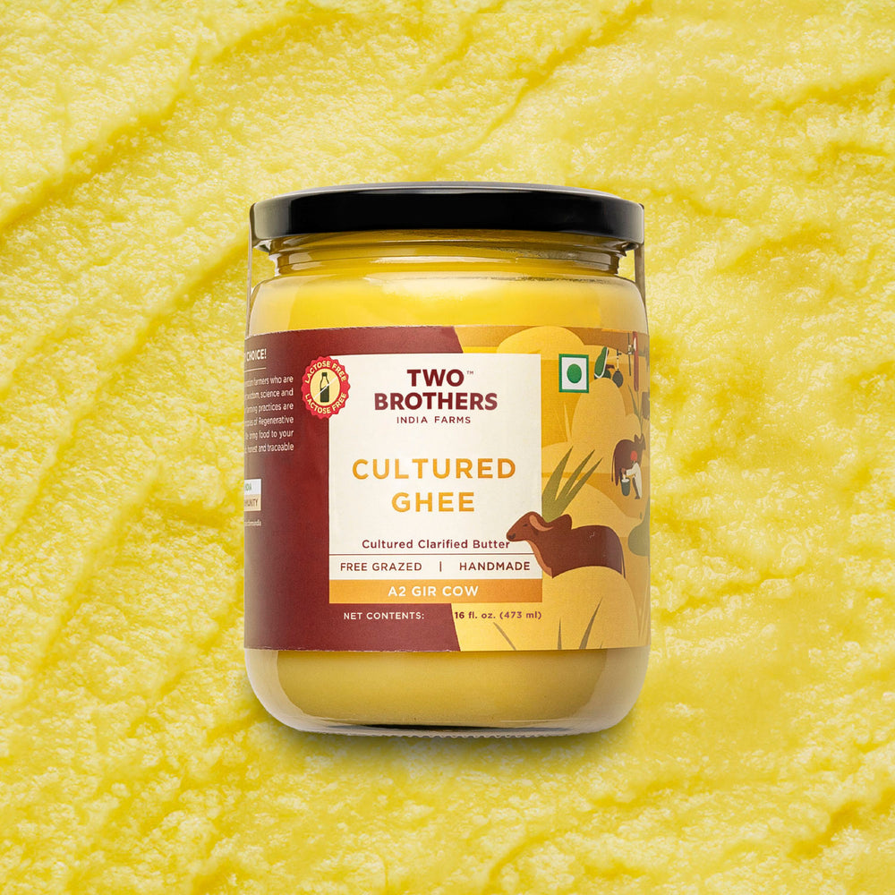 Original Grass Fed Organic Ghee - Lactose Free Ghee – USA Two Brothers ...